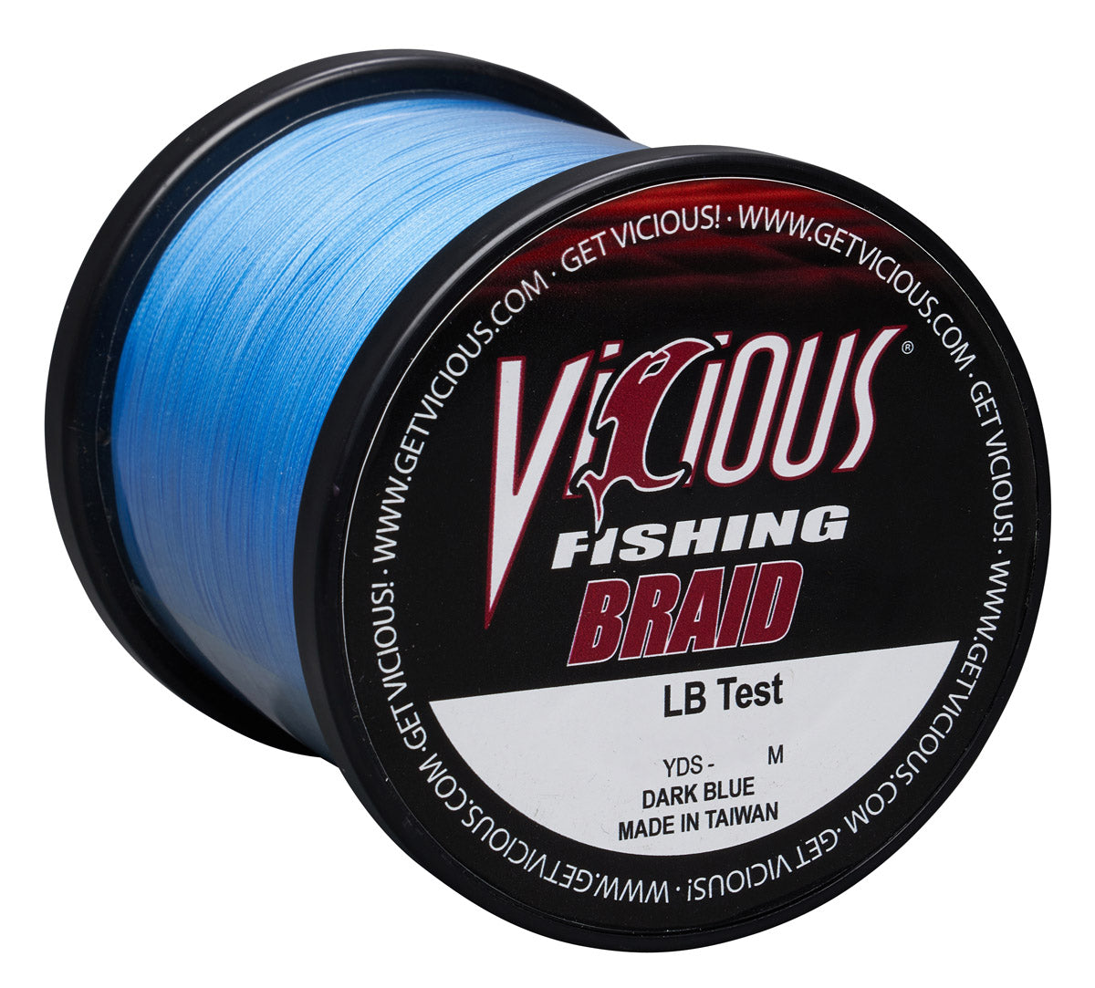 Vicious Standard Blue Braid - 40 Lb Test – ANGLER'S OUTLET