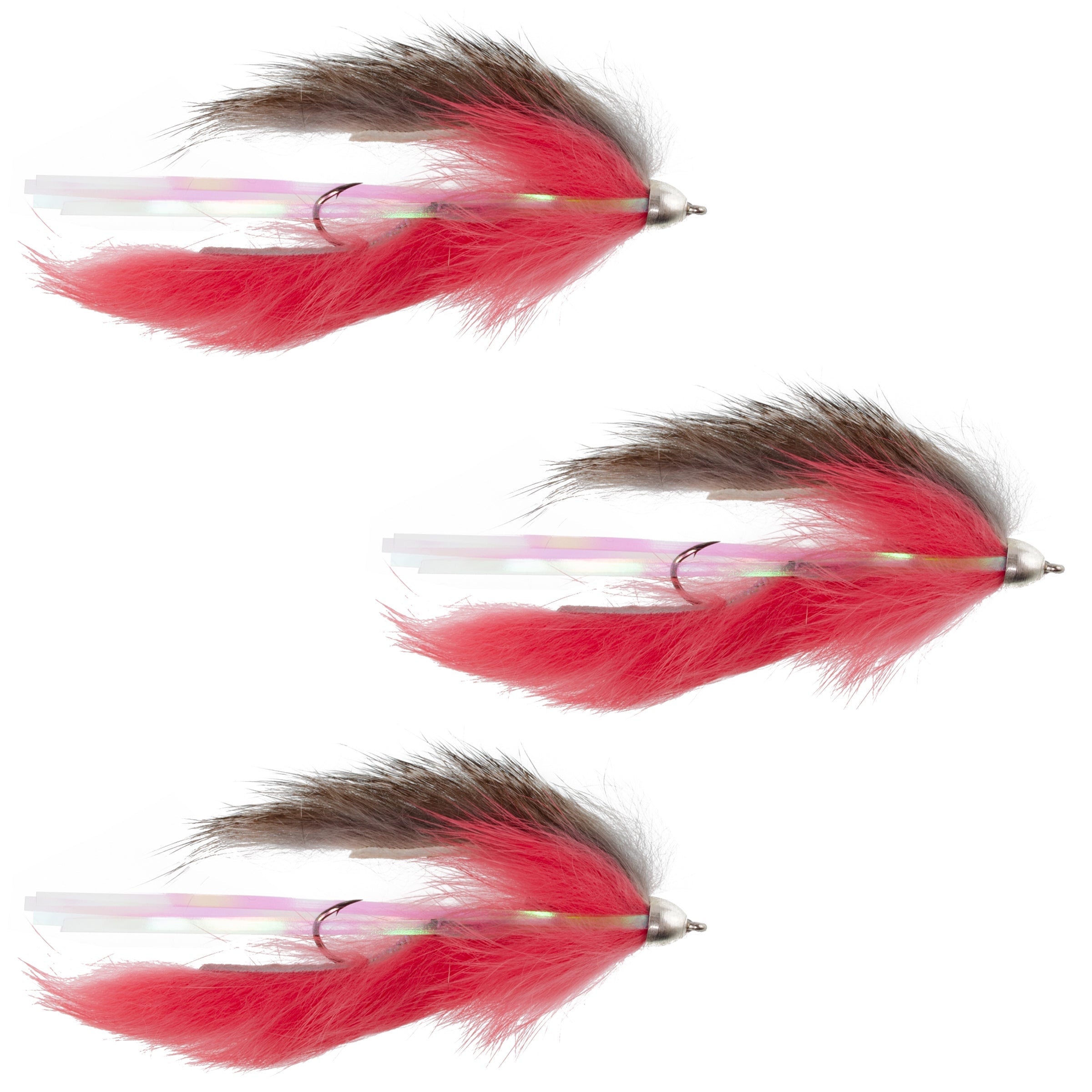 Dolly Llama Stinger Streamer Flies - 3 Natural and Salmon Steelhead Tr ...