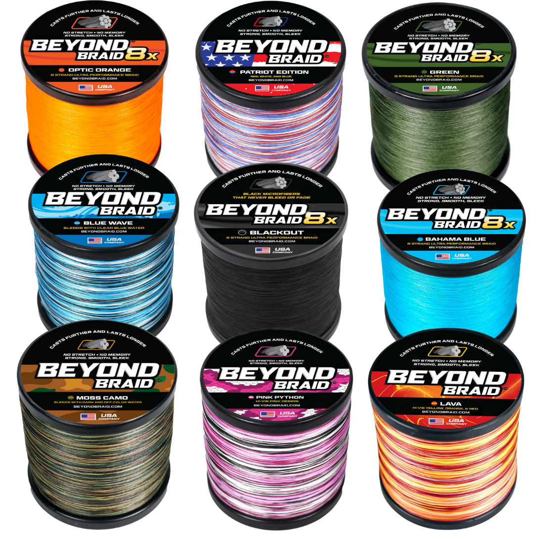 Braided Fishing Line - 300 Yards, Pro Grade Performance for Saltwater ...