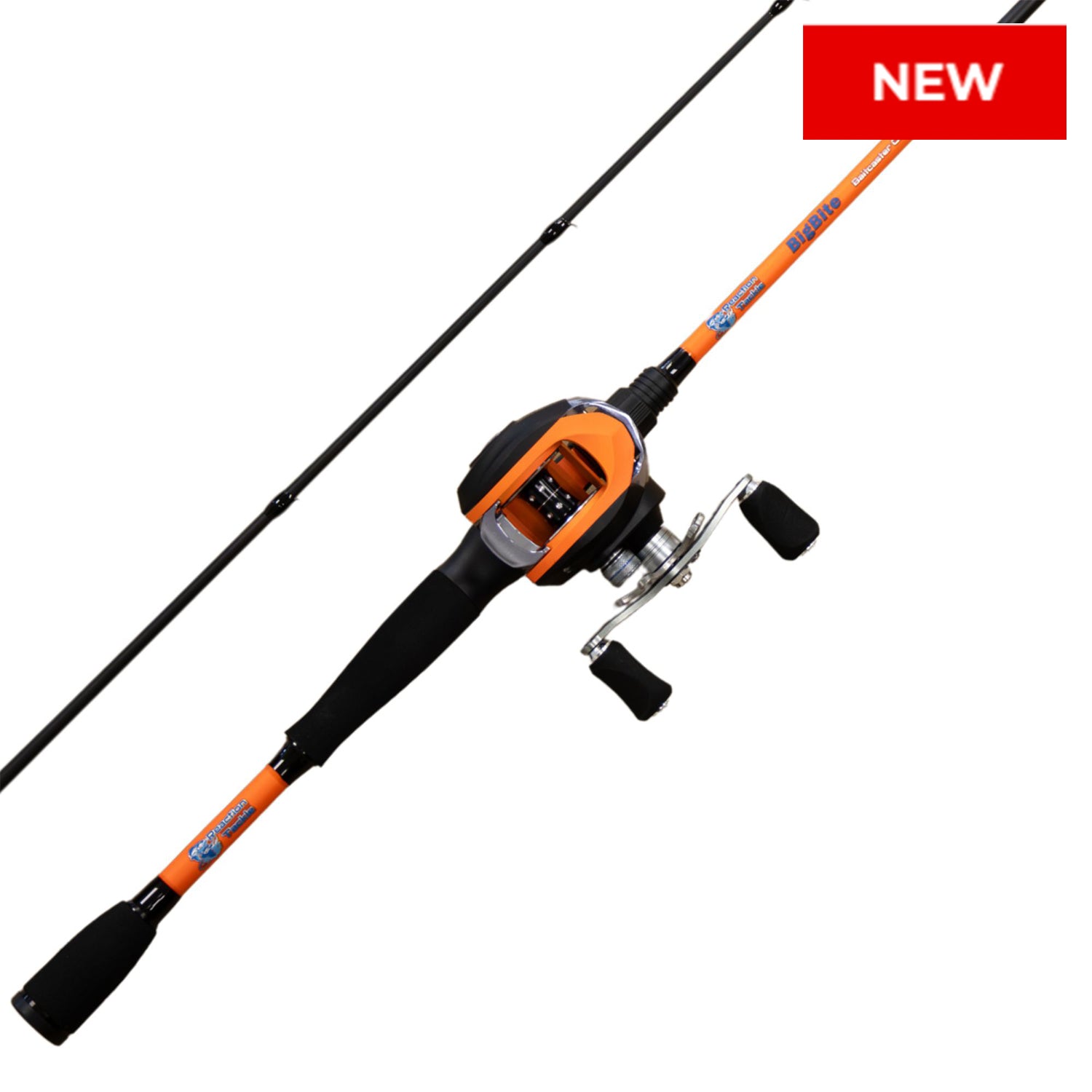 Reaction Tackle Fishing Rod and Baitcasting Reel Combo - Big Bite - NE ...