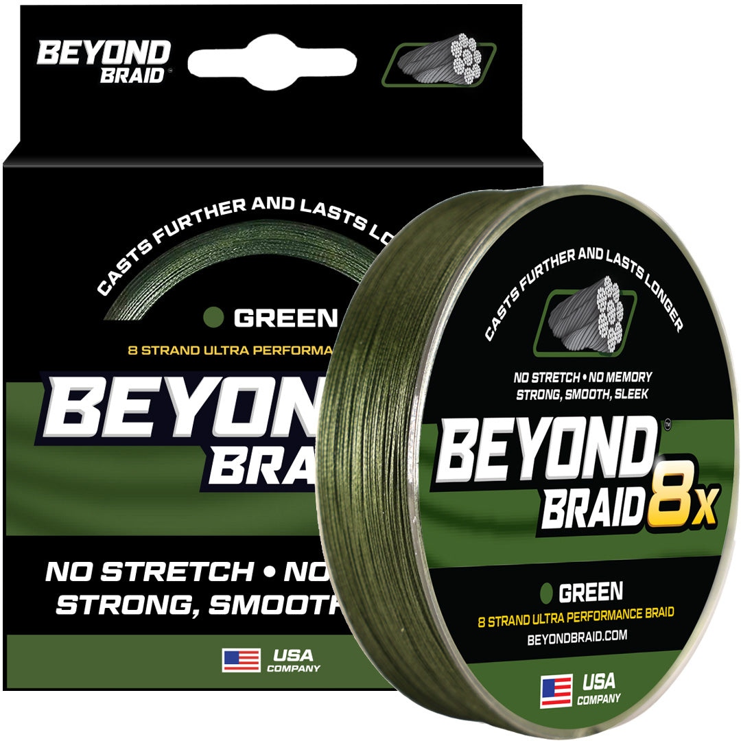 Green 8X- Ultra Performance 8 Strand – ANGLER'S OUTLET